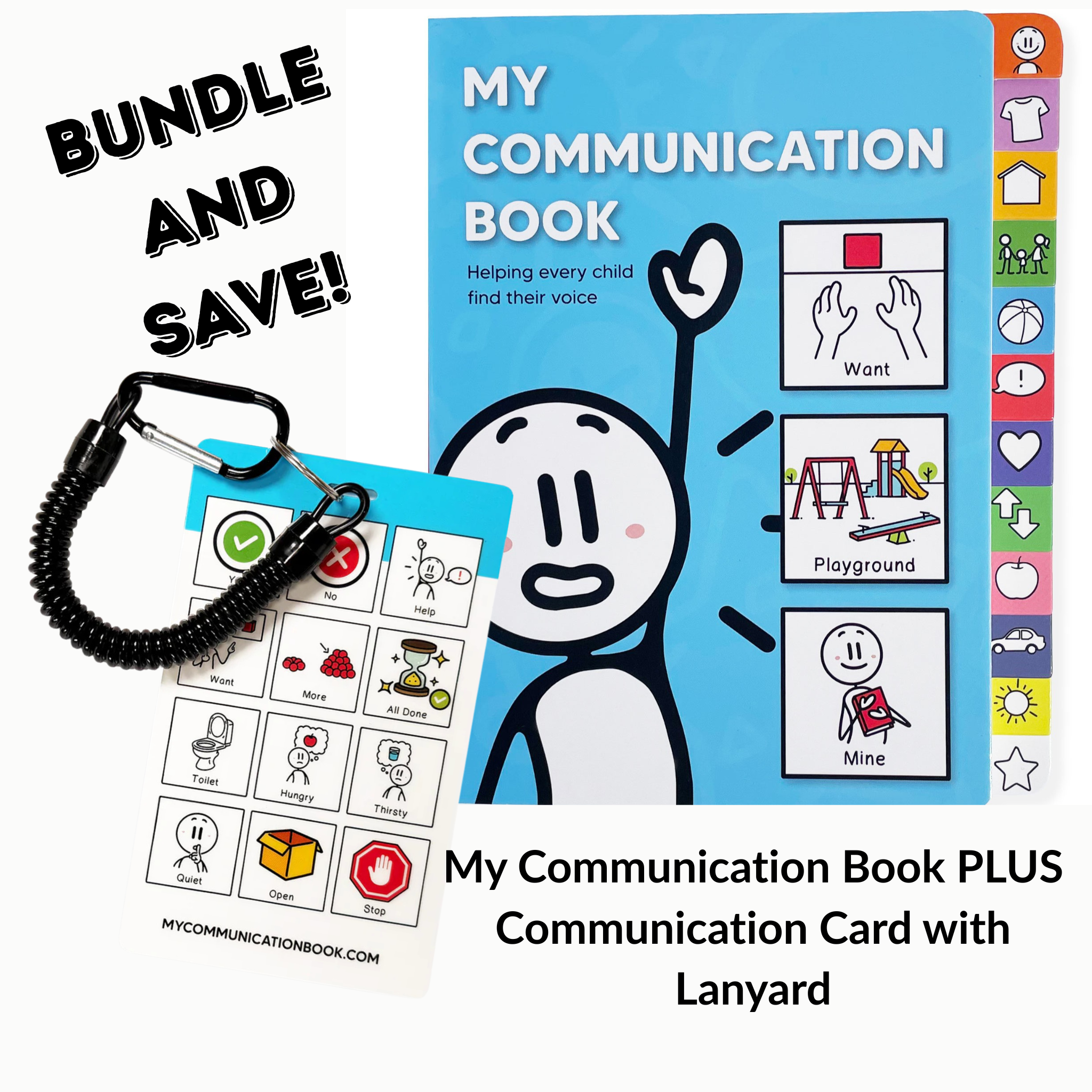 My Communication Book & Card Lanyard Bundle | Buy the bundle & save ...
