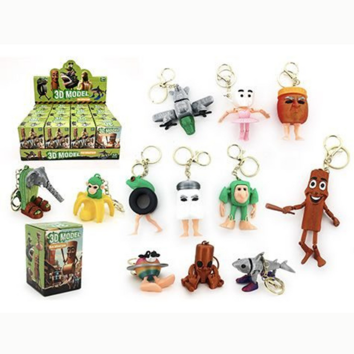 Italian Brainrot 3D Printed Fidget Keychain Blind Box – Sensory Street