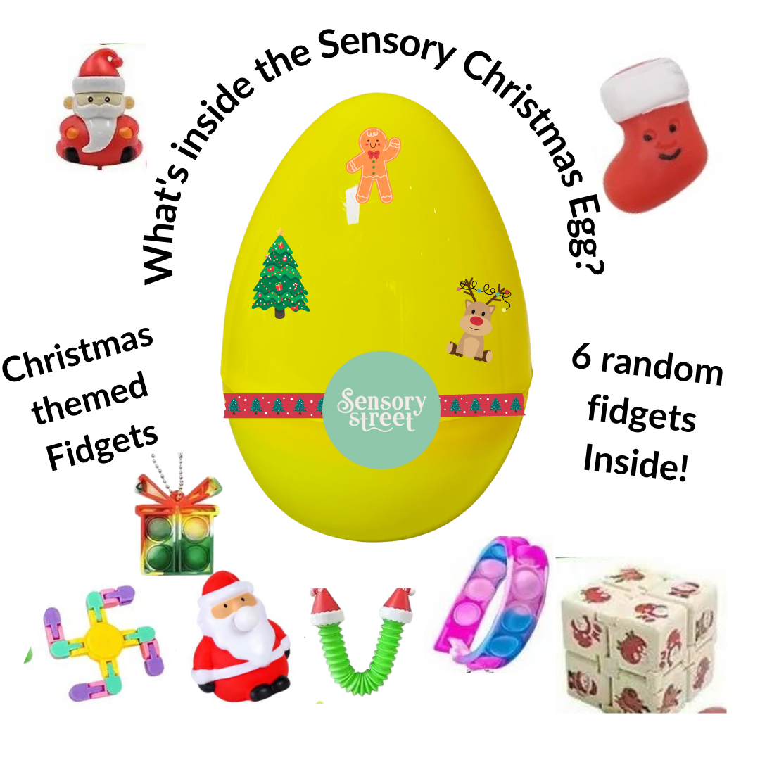 Sensory Street Christmas Mystery Fidget Egg | Surprises Inside