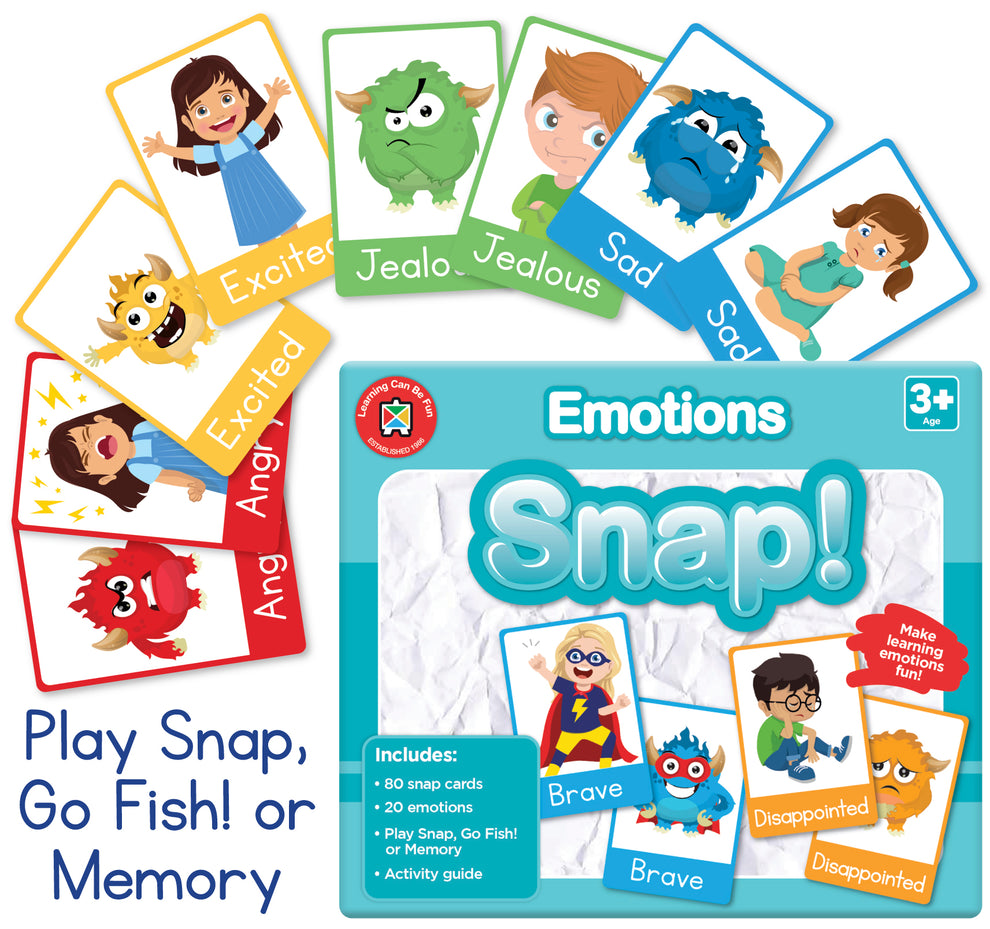 Emotions Snap Card Game - Make learning fun! – Sensory Street