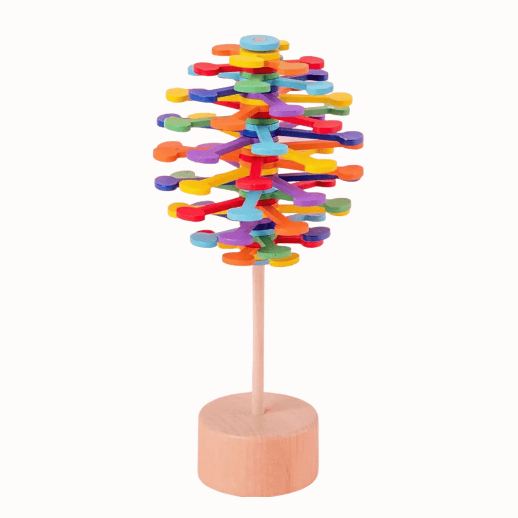 Fibonacci Spiral Tree Spinning Fidget | Wooden toy – Sensory Street