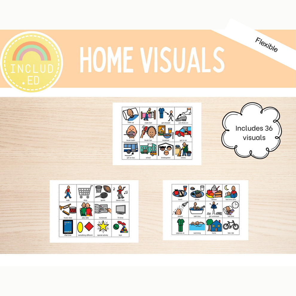 Visual Home Schedule | Visual Communication Tool – Sensory Street
