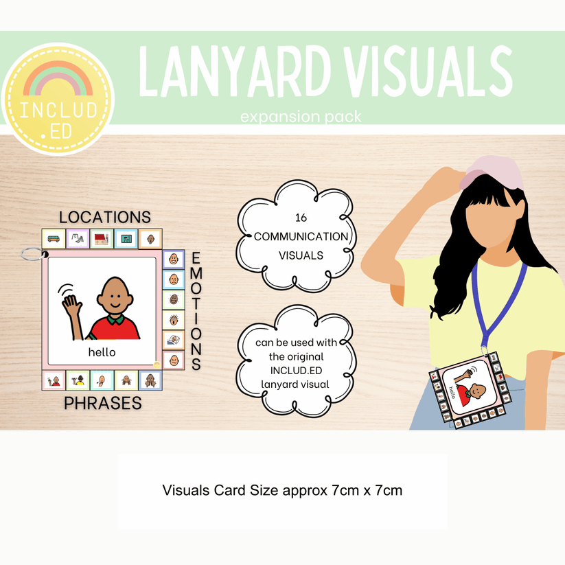 Lanyard Visual Expansion Pack | Visual Communication Tool – Sensory Street
