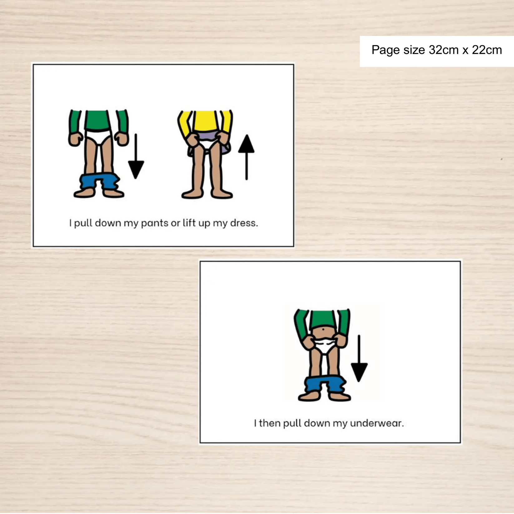 Visual Social Story - Using the Toilet | Laminated and Bound – Sensory ...