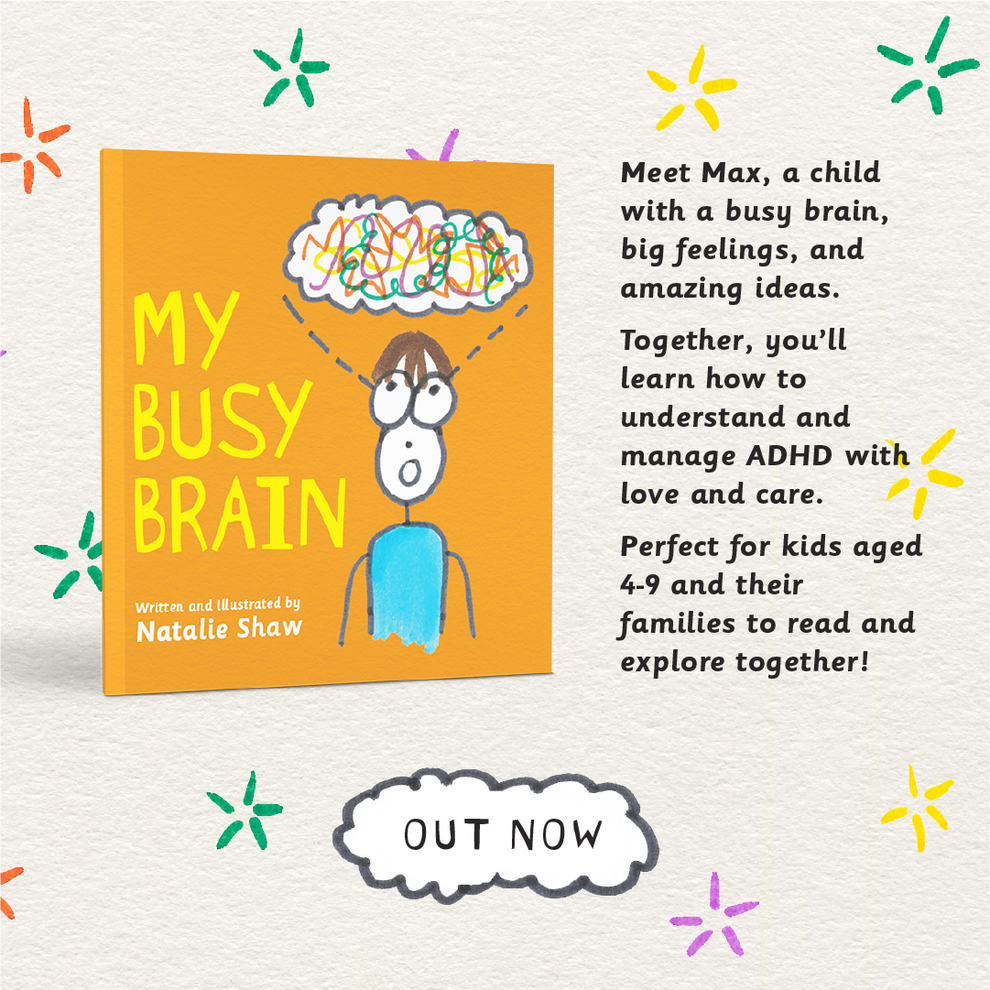 My Busy Brain Book by Natalie Shaw | Introduction to ADHD – Sensory Street
