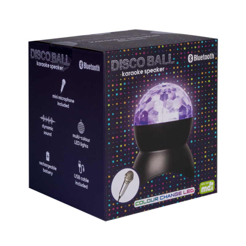 Disco Ball Karaoke Speaker | Emits coloured lights – Sensory Street