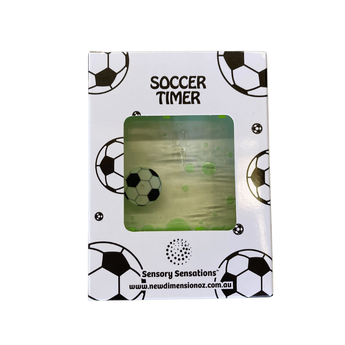 Soccer Theme Visual Liquid Timer | Visually Calming – Sensory Street