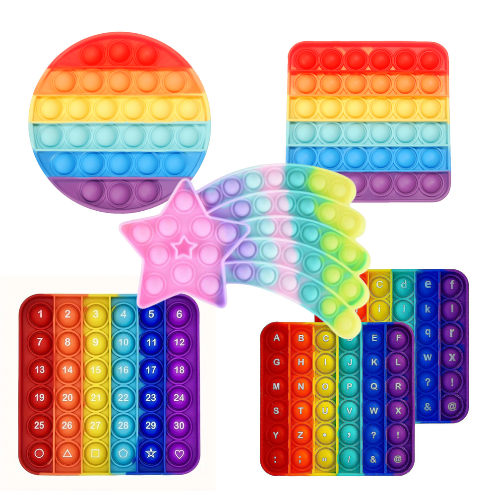 Push and Pop Bubble Fidget Sensory Toy | Classic Fidget Toy – Sensory ...