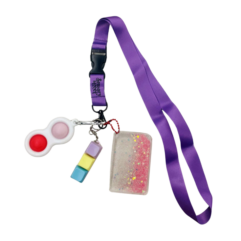 Teacher Lanyard with 3 Fidgets | Education Support | Teacher Gift ...