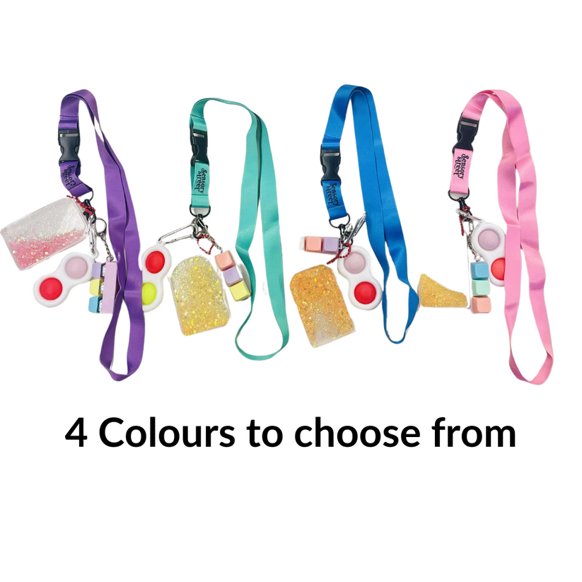 Teacher Lanyard with 3 Fidgets | Education Support | Teacher Gift ...