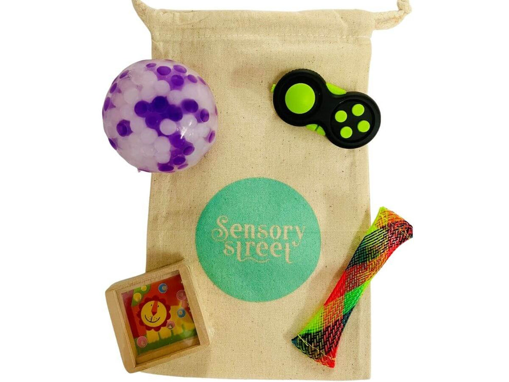 Distraction Fidget and Sensory Bag | Fidget kit for Autism – Sensory Street