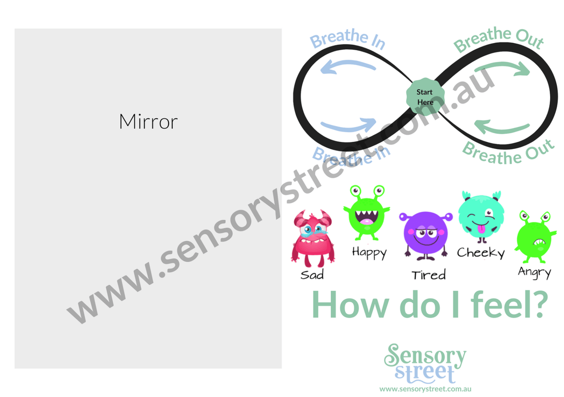 Infinity Tracing Infographic Poster | Calming Technique – Sensory Street