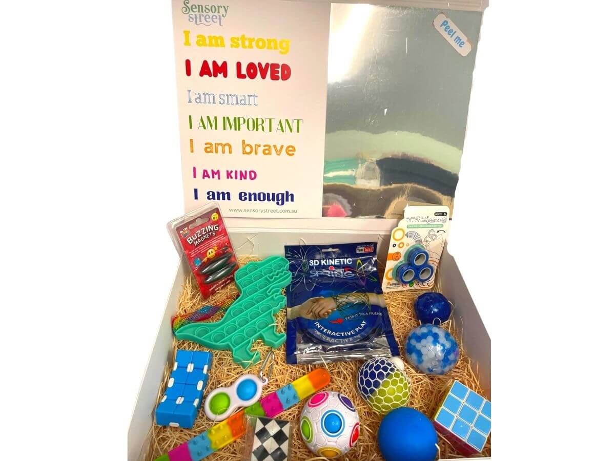 Mega Discovery Sensory & Fidget Box | Includes 15 Fidgets – Sensory Street