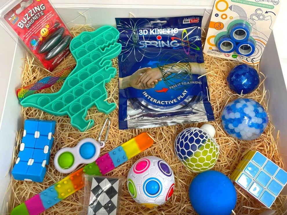 Mega Discovery Sensory & Fidget Box | Includes 15 Fidgets – Sensory Street