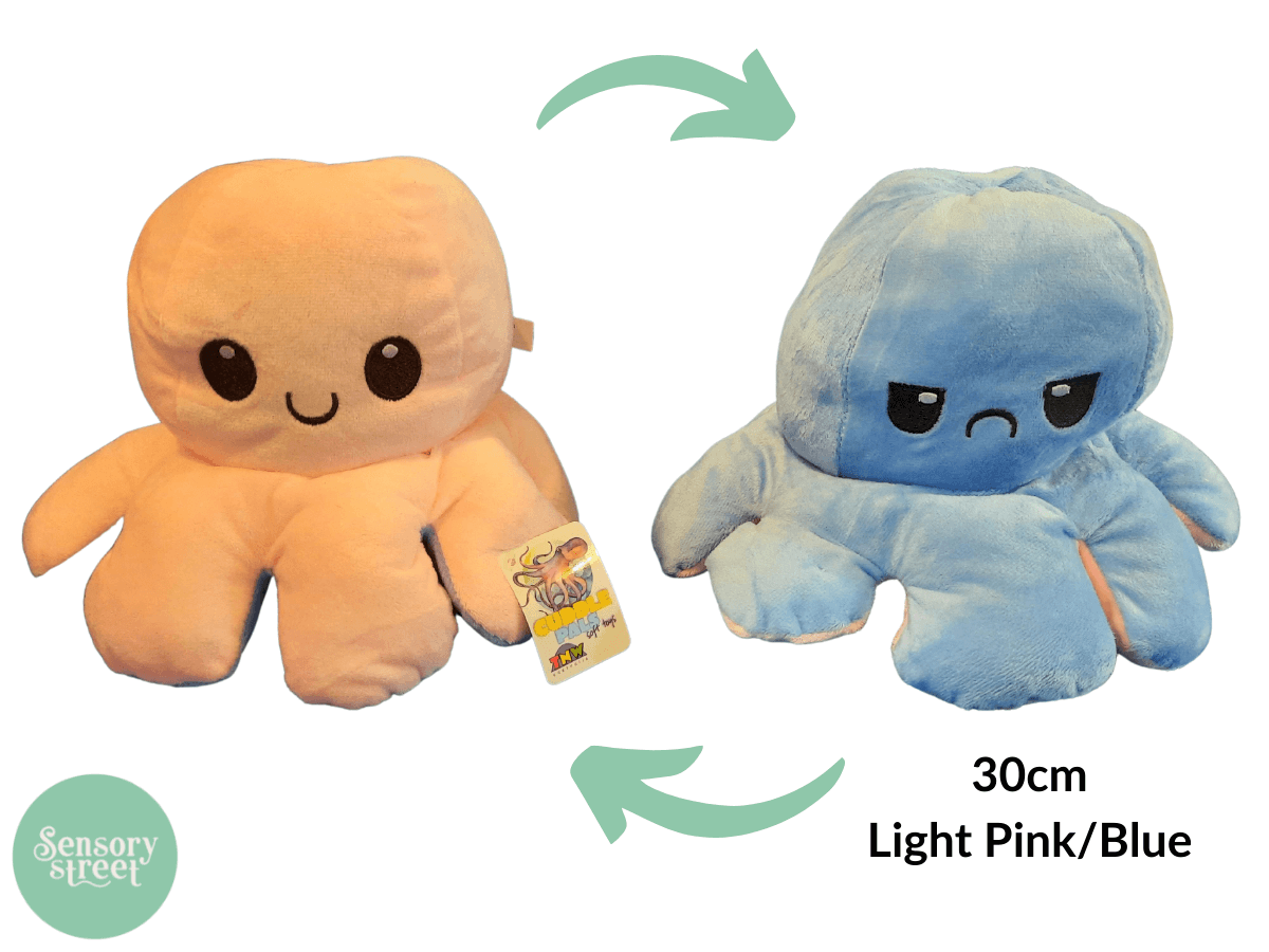 Reversible Mood Octopus Plush | Are you Feeling Happy or Grumpy ...