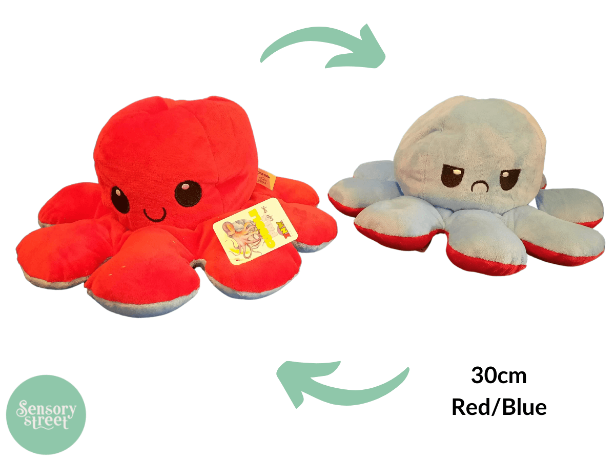 Reversible Mood Octopus Plush | Are you Feeling Happy or Grumpy ...