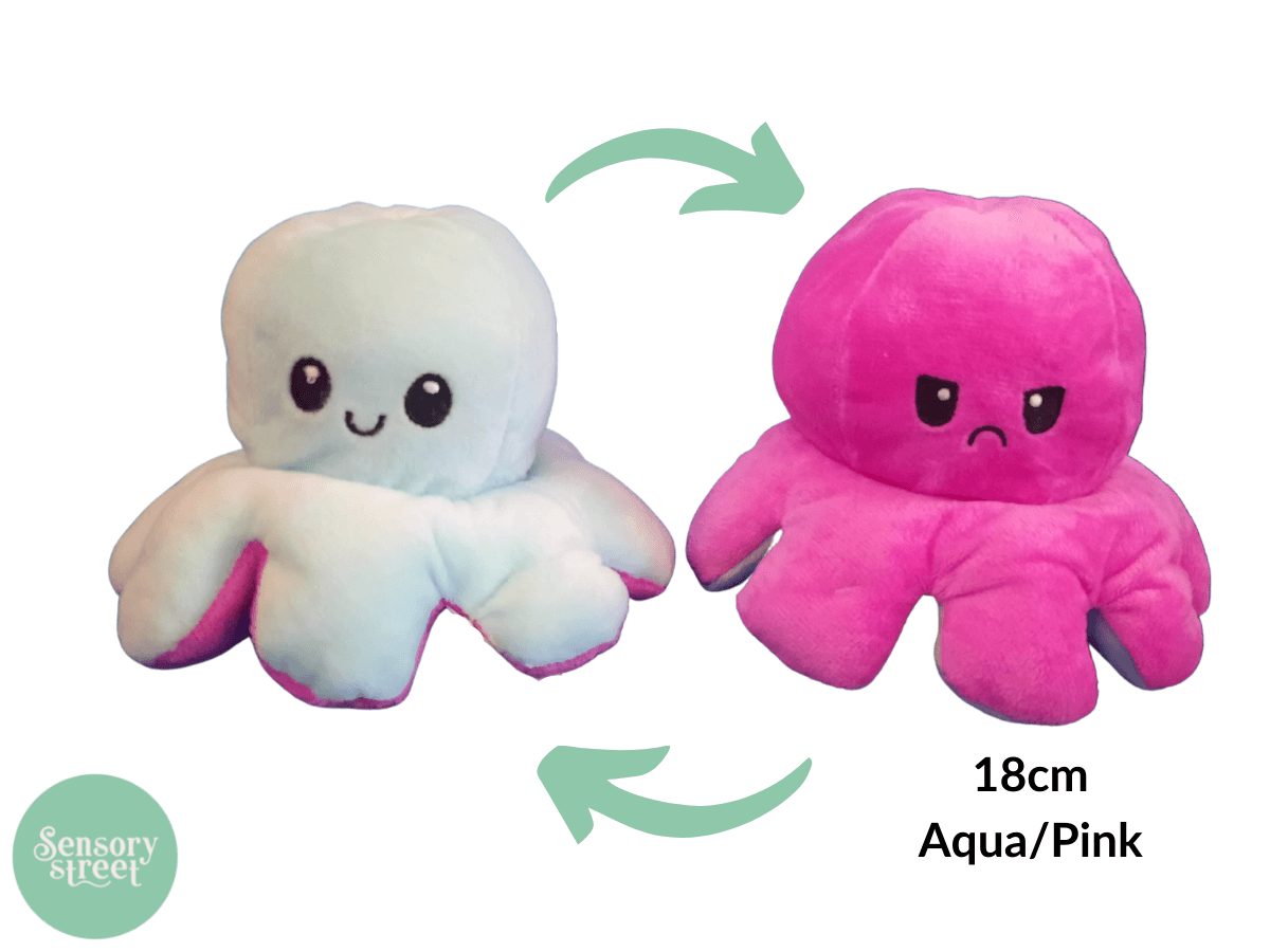 Reversible Mood Octopus Plush | Are you Feeling Happy or Grumpy ...