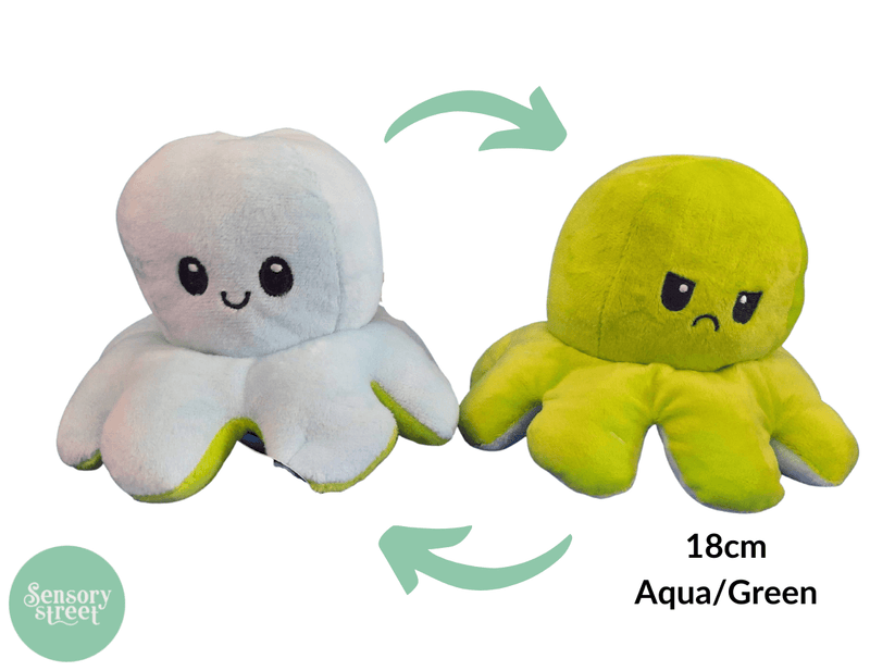 Reversible Mood Octopus Plush | Are you Feeling Happy or Grumpy ...