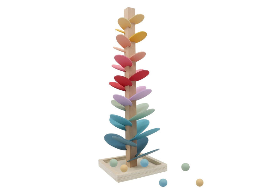 Calm & Breezy Montessori Wooden Marble Run Tree | Wooden toy – Sensory ...